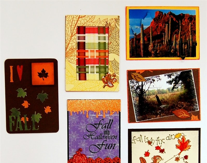 Capadia Designs: Autumn ATC Swap - the rest of the story...