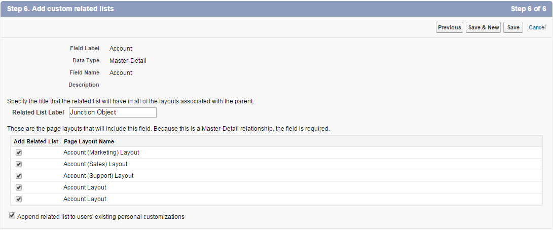 SFDC 3:16: How to create junction object?