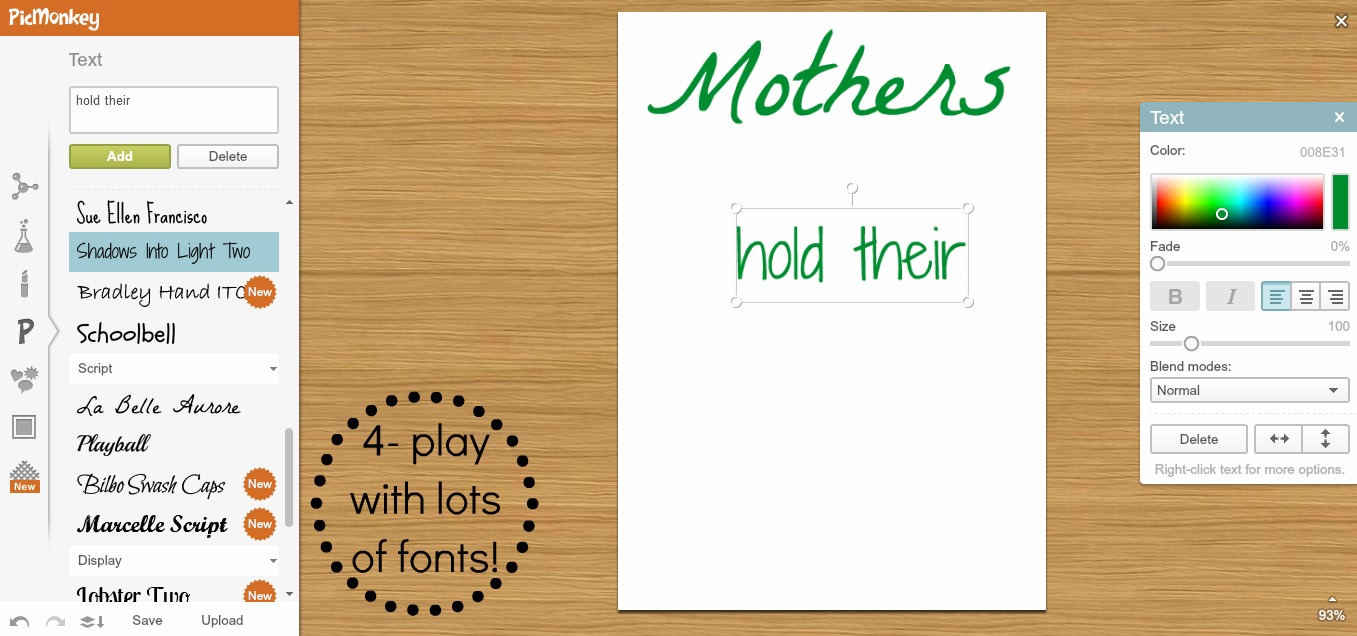 Ten June: PicMonkey Photo Collage + Word Art Tutorial