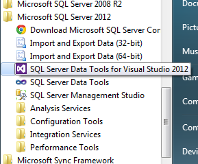 SSDT With Visual Studio 2012 and Using Custom Assemblies