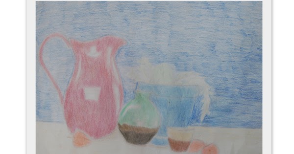 The New Hope Art Gallery: Middle School Art - Colored Pencil Still Lifes