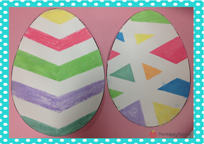 Easter Egg Art Project | TheHappyTeacher