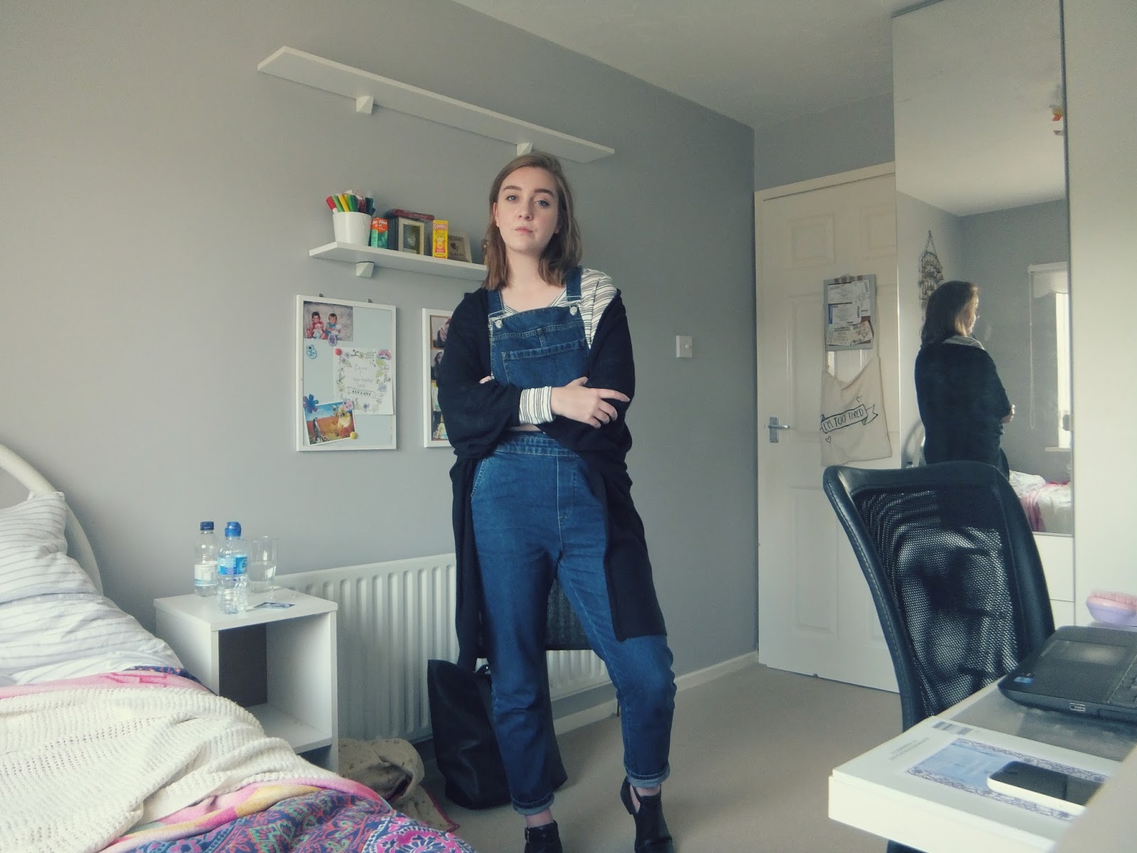 OOTD ~ Black Stripes, Blue Denim... - by Lucy Harbron