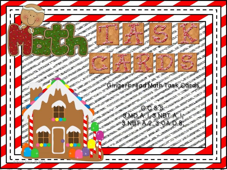 The Best of Teacher Entrepreneurs: Math - Gingerbread Task Cards