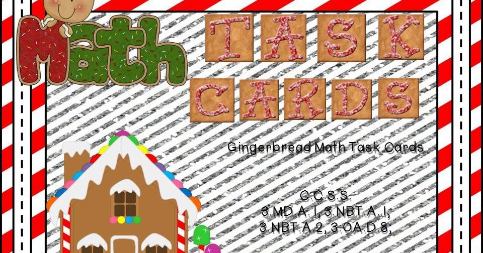 The Best of Teacher Entrepreneurs: Math - Gingerbread Task Cards
