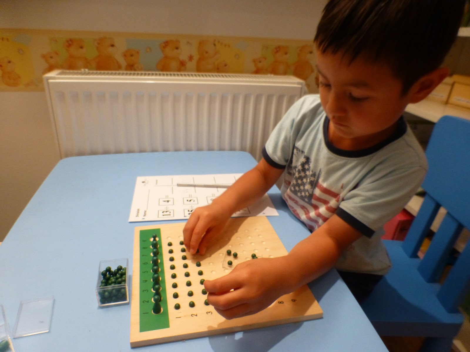Family FECS: Montessori Activity: Division Board - Dynamic Division ...