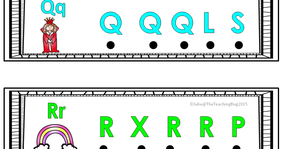 Classroom Freebies: Uppercase Alphabet Letter Recognition