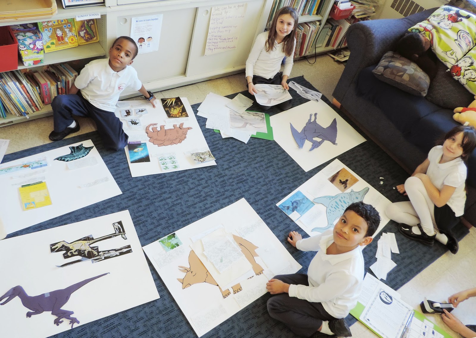Olivet School: Dinosaur Projects