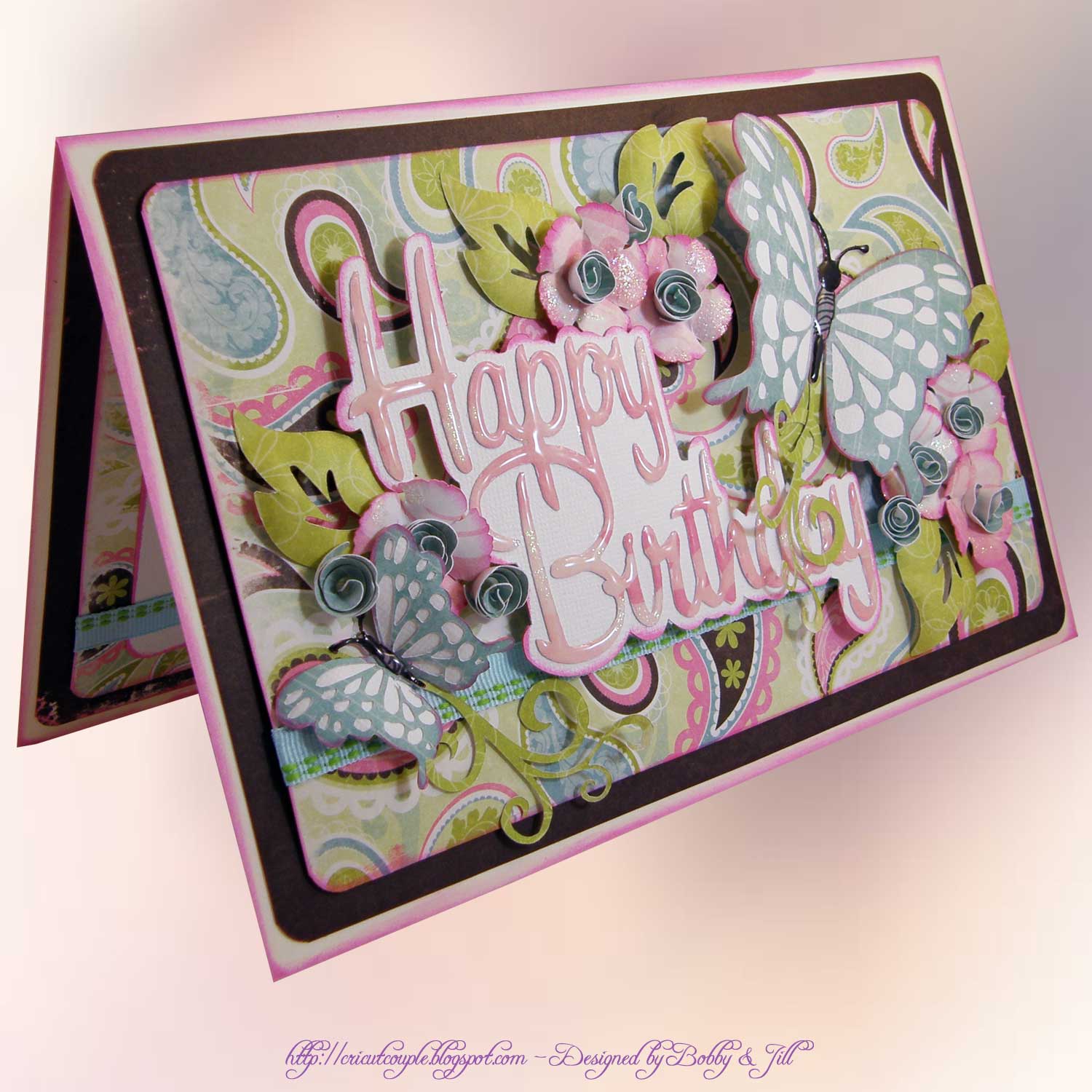 Cricut Couple Butterfly Birthday Card cricut-couple-butterfly-birthday-card