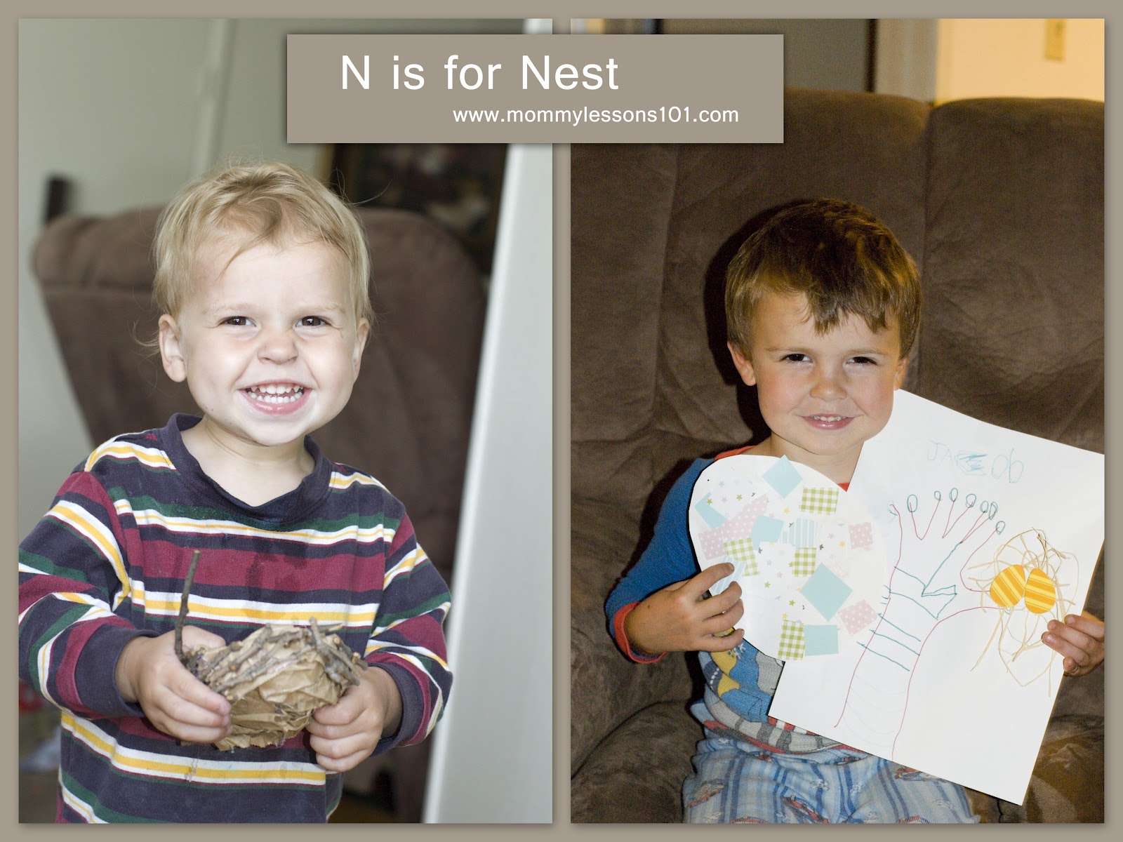 Mommy Lessons 101: N is for Nest