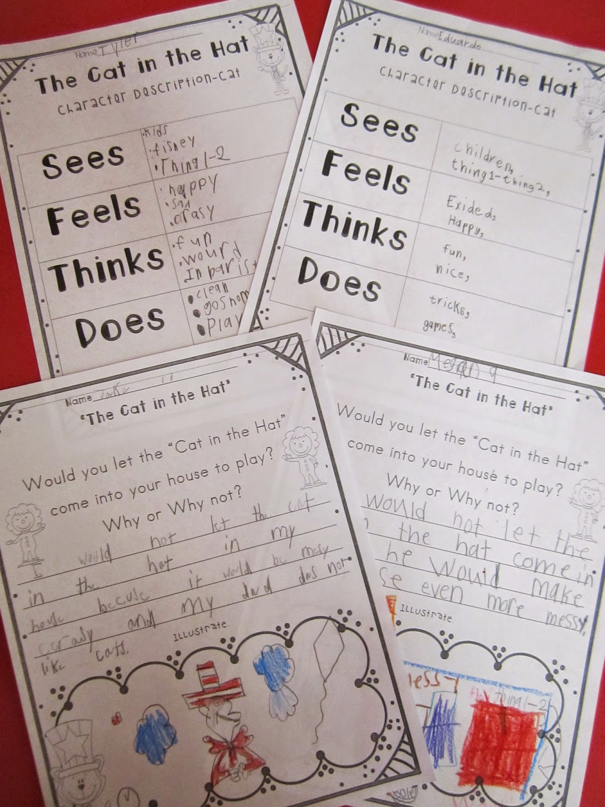 Day 1... Dr. Seuss 5 Day Freebie: Thing 1 & 2 - Megan Mitchell