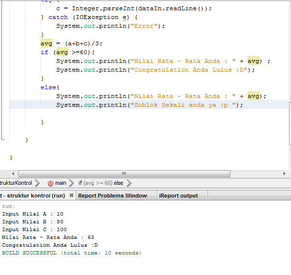 Struktur Kontrol IF ELSE dengan memanfaatkan Buffered Reader dengan JOptionPane | Beginer Java