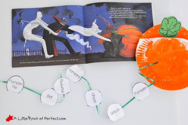 Big Pumpkin Storytelling Paper Plate Craft and Free Printable Template ...