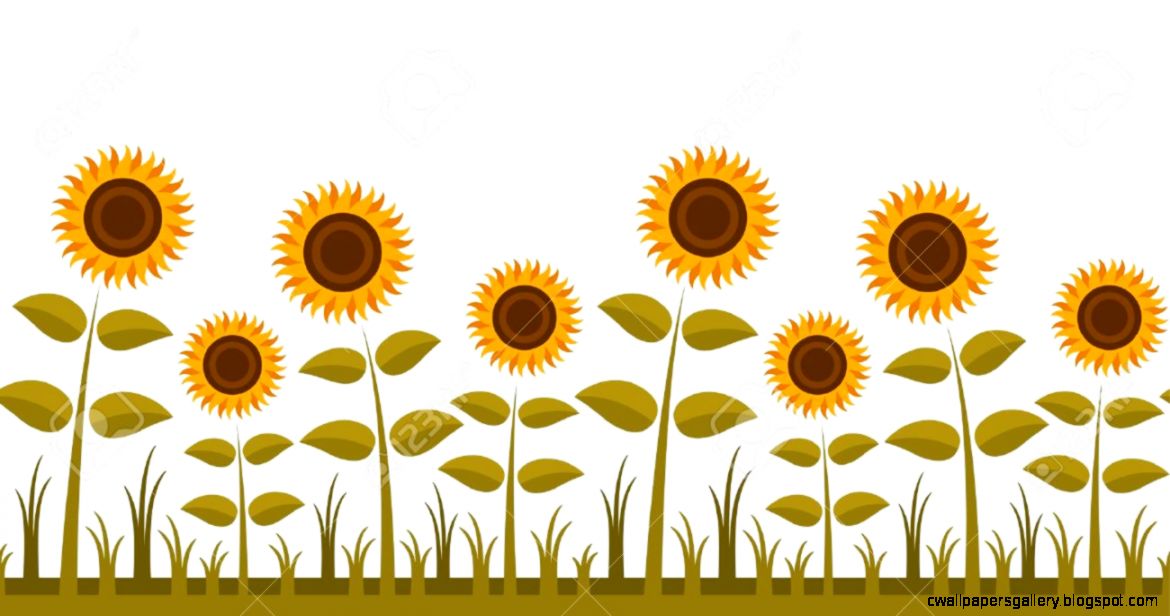 Sunflower Garden Clipart | Wallpapers Gallery