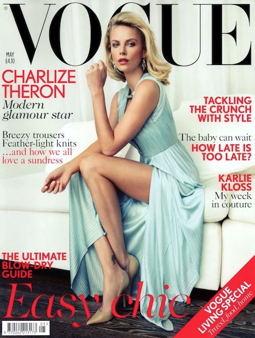Charlize Theron Covers British Vogue May 2012 - Coco's Tea Party Charlize Theron Covers British Vogue May 2012 - Coco's Tea Party