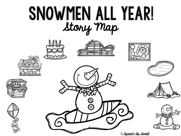 Snowmen All Year (Plus Freebie) - Speech is Sweet