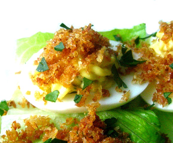 Caesar Salad Deviled Eggs: OH MY!