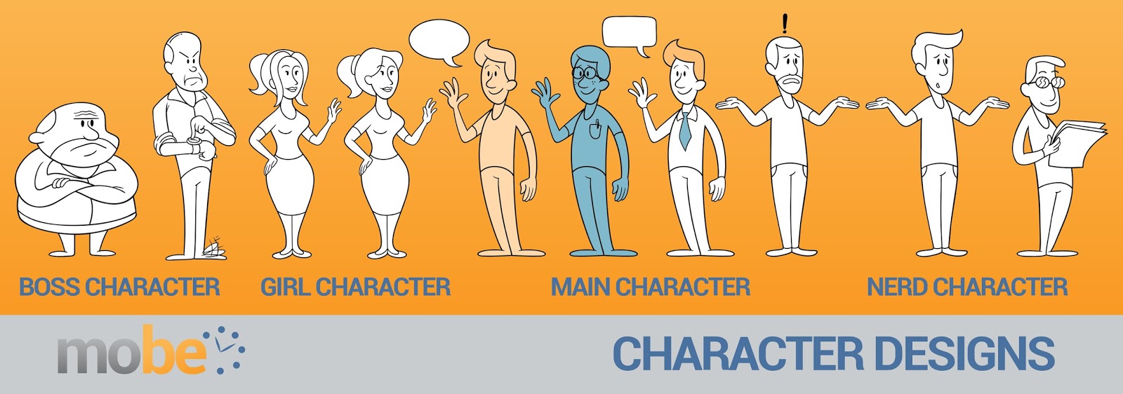 Animated Explainer Video Character Designs Animated Explainer Video Character Designs