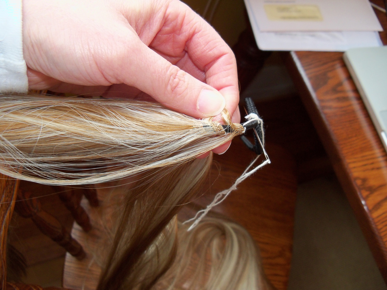 sewing to distraction: Making a Hair Switch sewing to distraction: Making a Hair Switch