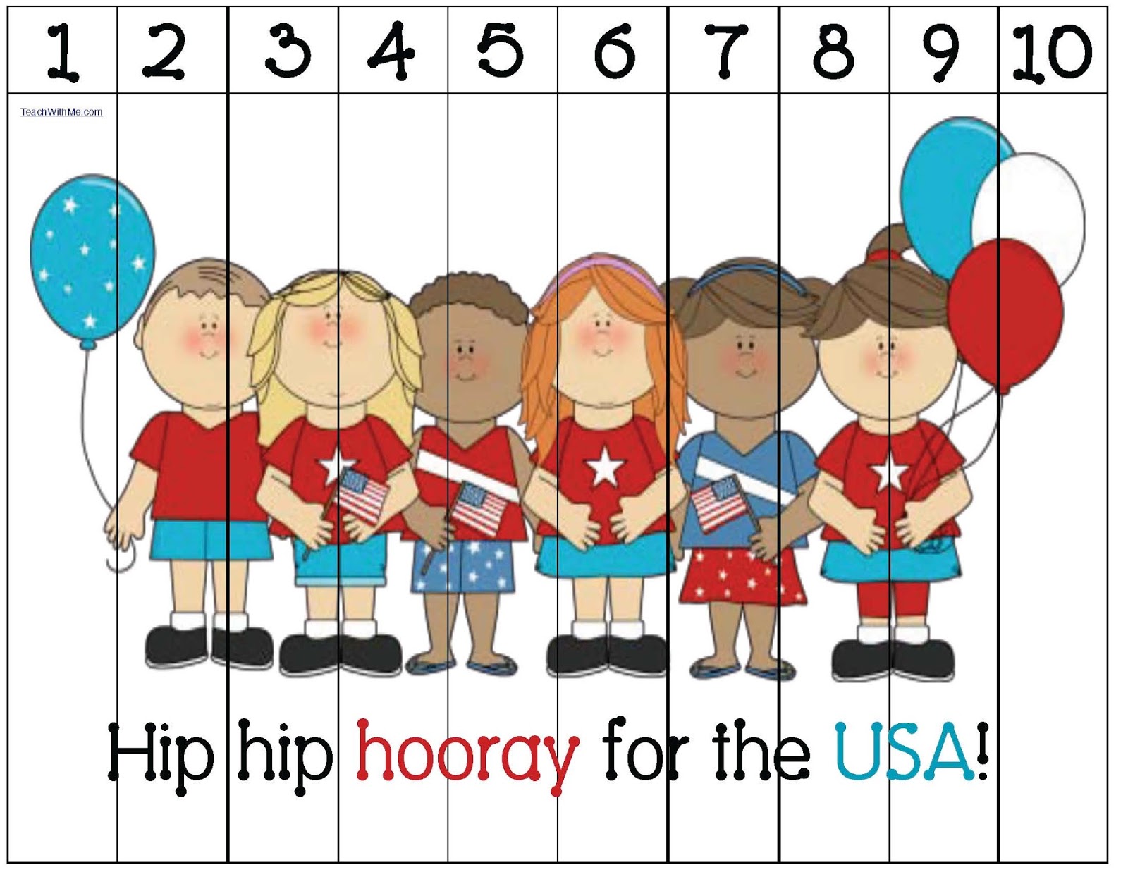 Constitution Day Number Puzzle - Classroom Freebies