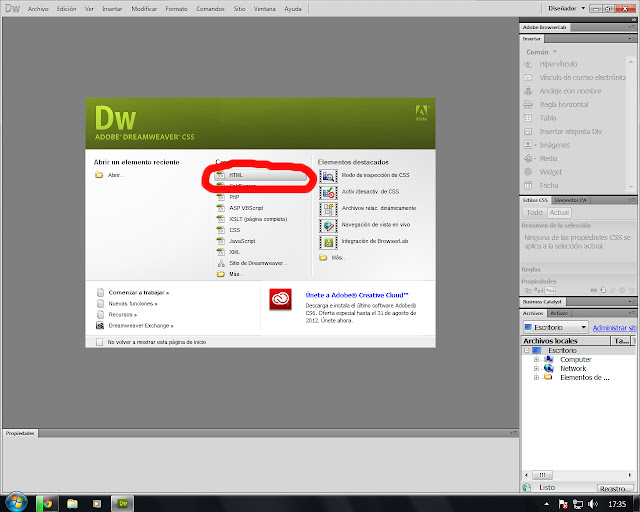 Tutorial de Dreamweaver