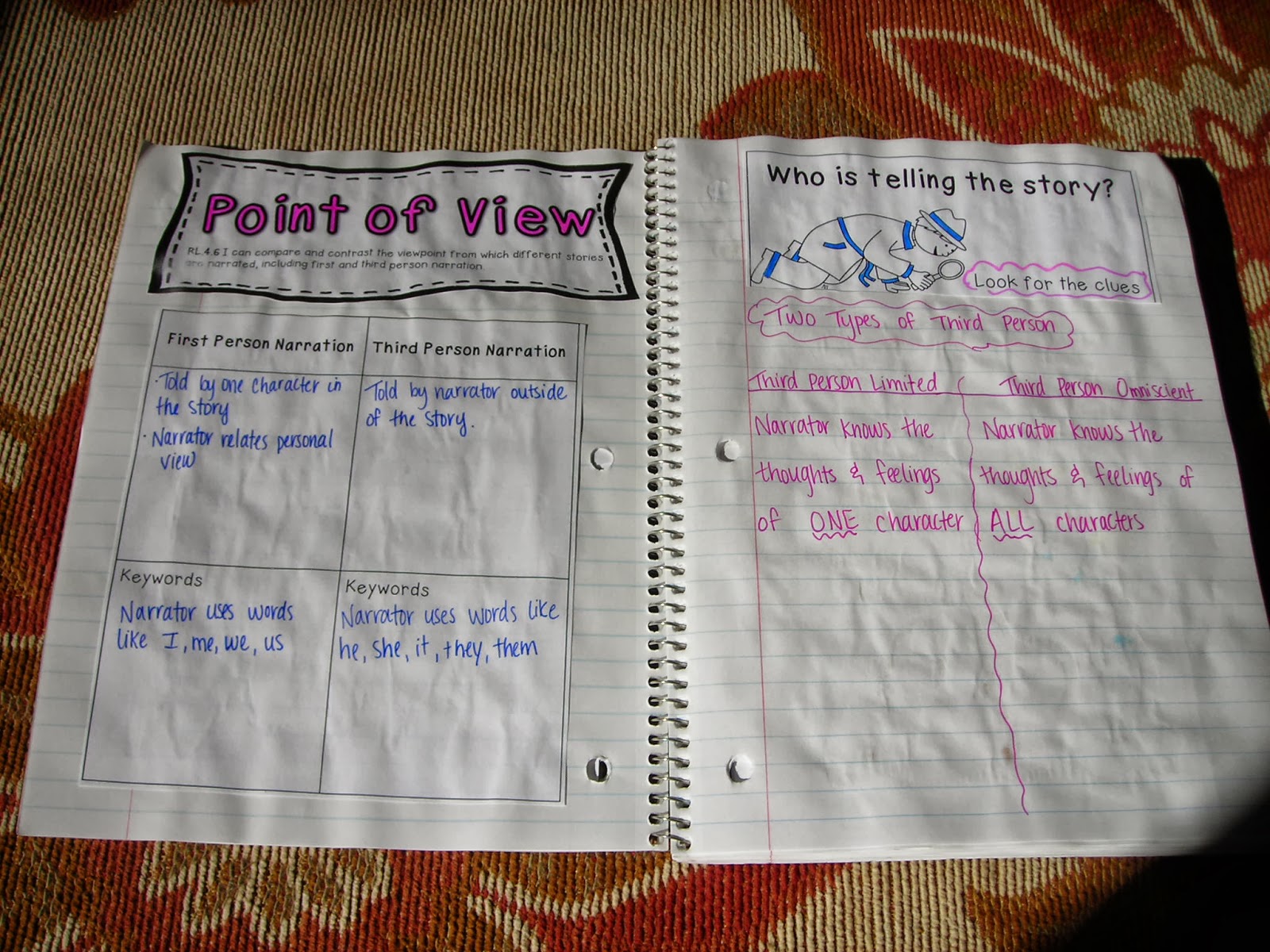 Fab and Fun in 3rd!: Point of View Activities!