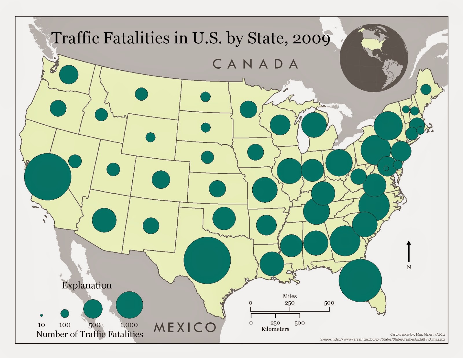 Seminoles Map Catalog: Proportional Circle Map