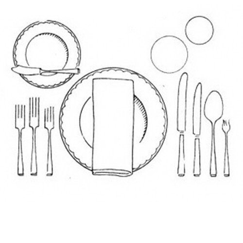 Dibujos de platos y cubiertos para colorear - Imagui Dibujos de platos y cubiertos para colorear - Imagui