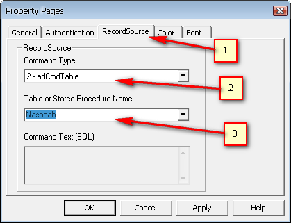 Setting Koneksi ADODC Visual basic 6.0 dengan datagrid ~ Domarku Web Design