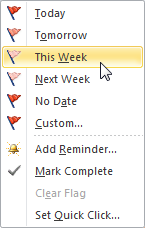 Making Outlook Work For You: Outlook Follow Up Flags