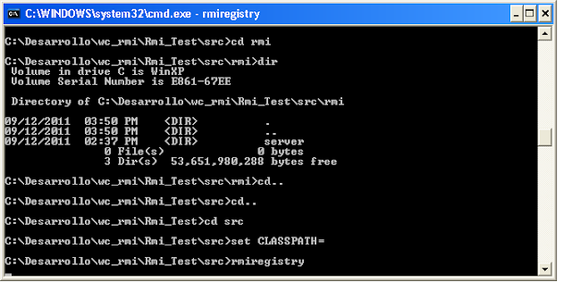 Java Frameworks & APIs: RMI - Mi primer ejemplo Java Frameworks & APIs: RMI - Mi primer ejemplo