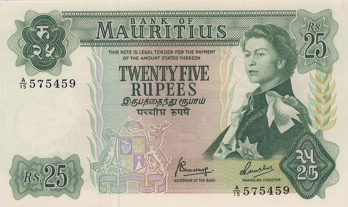 Pyowcollection Mauritius Bank Note pyowcollection-mauritius-bank-note