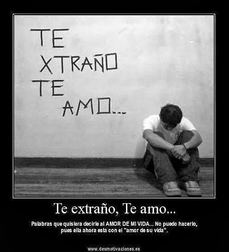 Te extraño mi amor frases - Imagui