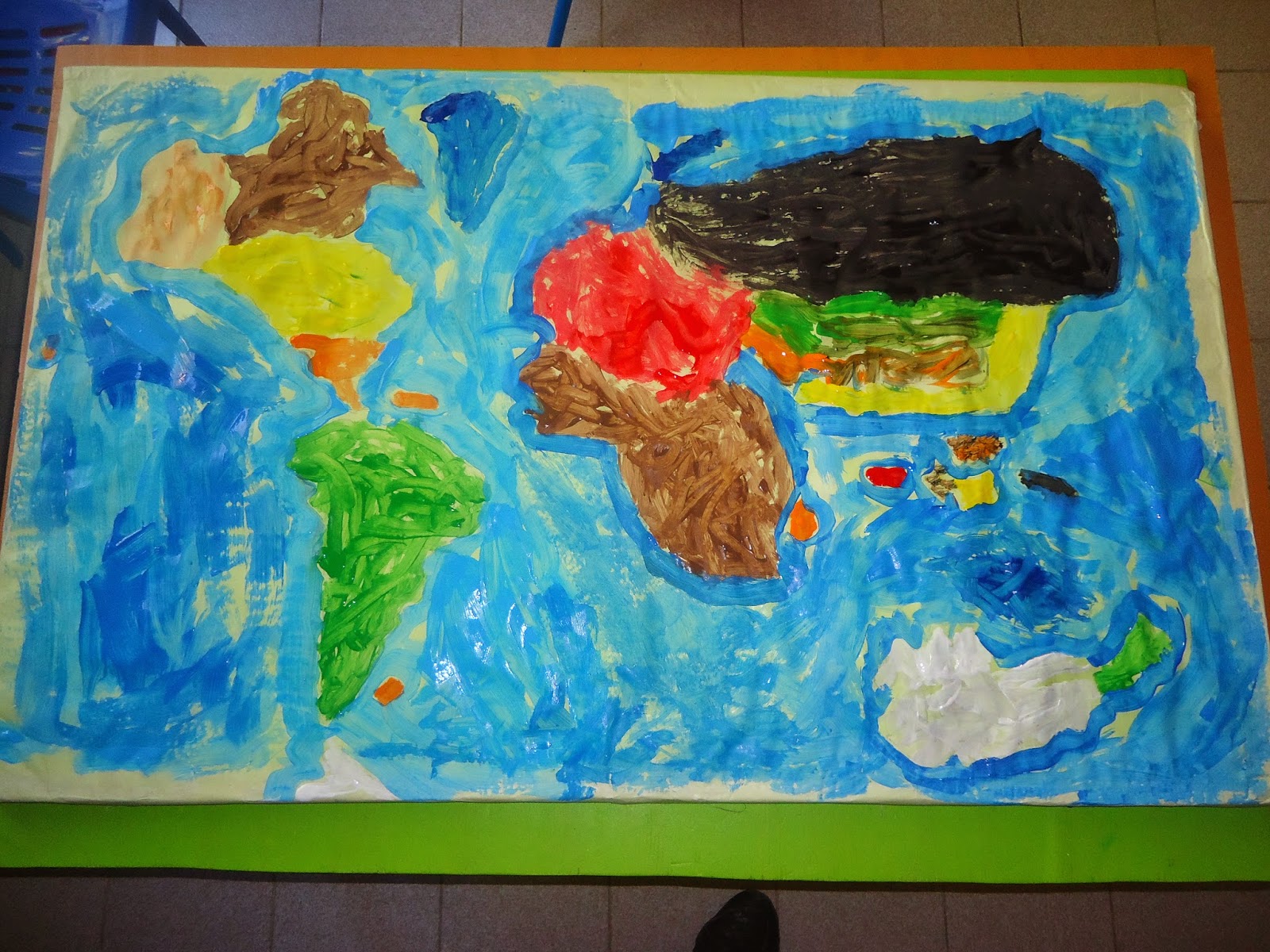 Aprendizaje Familiar: Continentes y Océanos