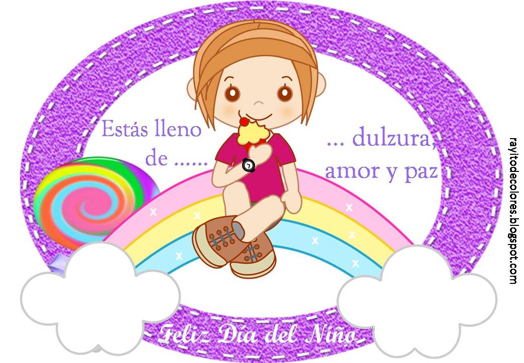 Rayito de Colores: Tarjetas del Día del Niño