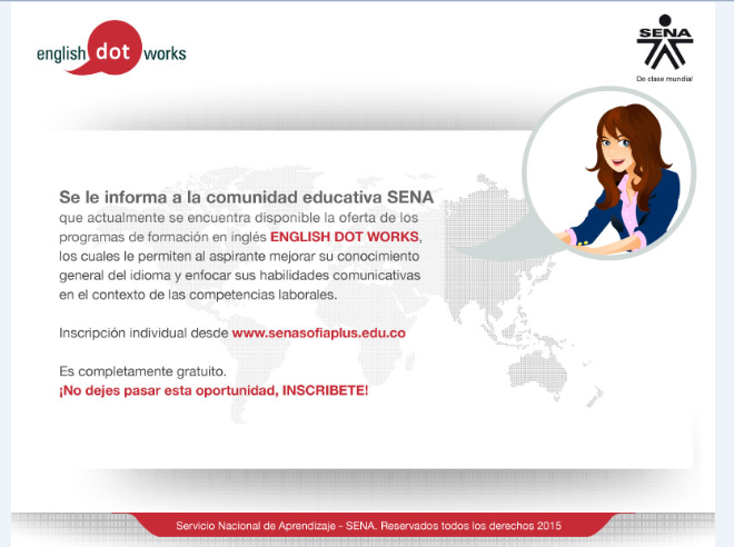 Centro de Materiales y Ensayos Sena: Estudia Inglés con English Dot Works
