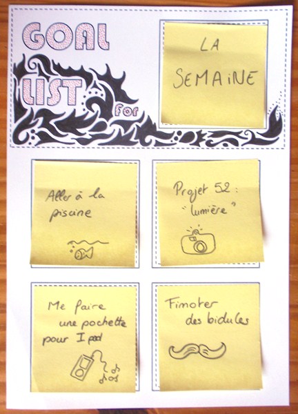 DIY : rotating goal list (liste de buts rotative) - Caro Dels - Blog ...