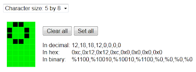 Spare Time Notebook: Arduino Character LCD Custom Characters
