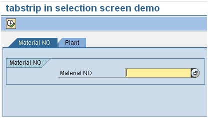 ABAP WITH HR: Tabstrips & Subscreens In Selection Screen