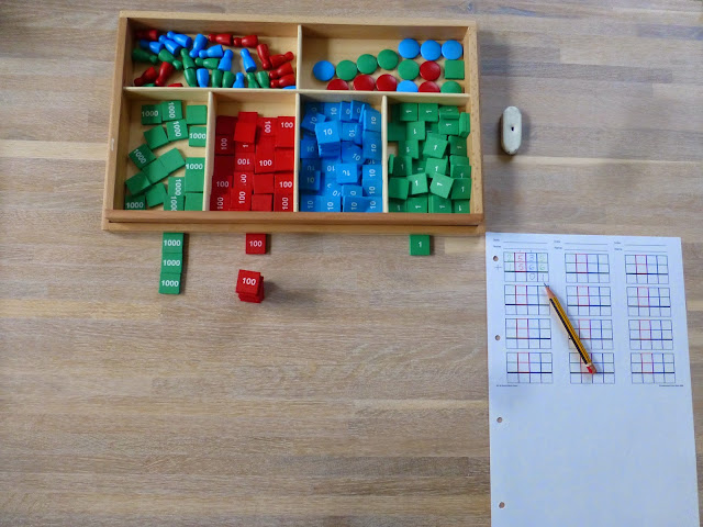 Family FECS: Montessori Activity: Stamp Game - Dynamic Addition