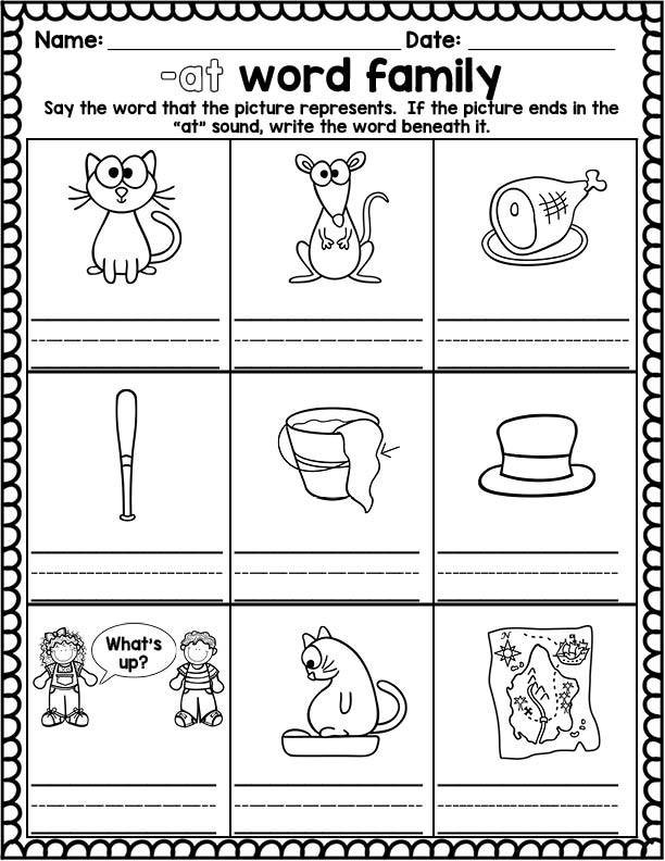 Growing Little Minds: Working with Word Families