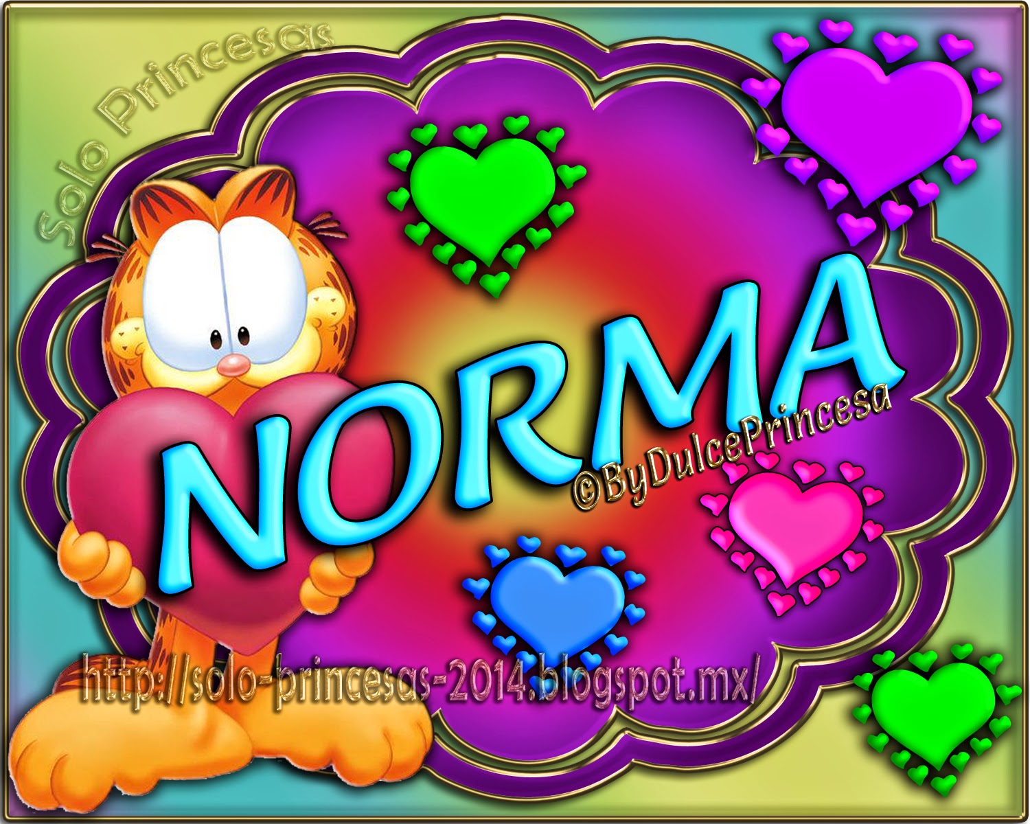 Solo Princesas: NORMA... GARFIELD Solo Princesas: NORMA... GARFIELD