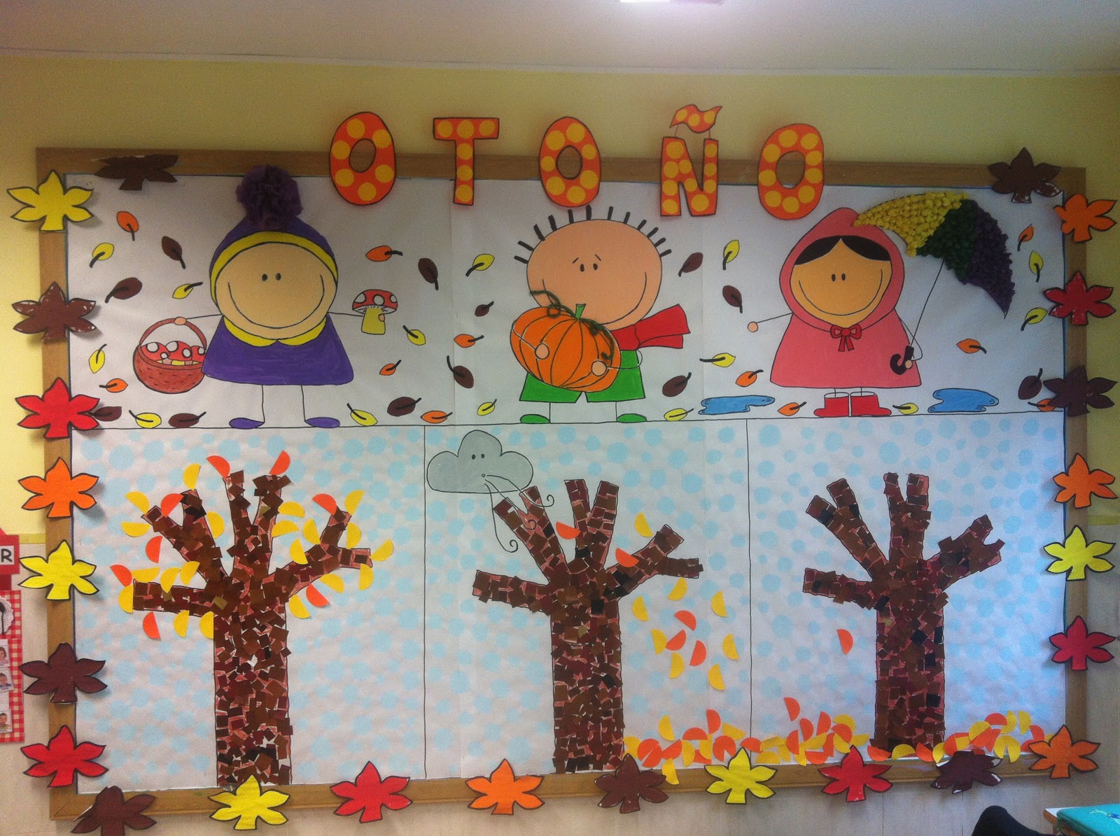 Señorita Gominola: Mural de Otoño.