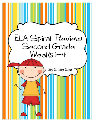 Common Core Language Arts Spiral Review - Second Grade Teaching Blog