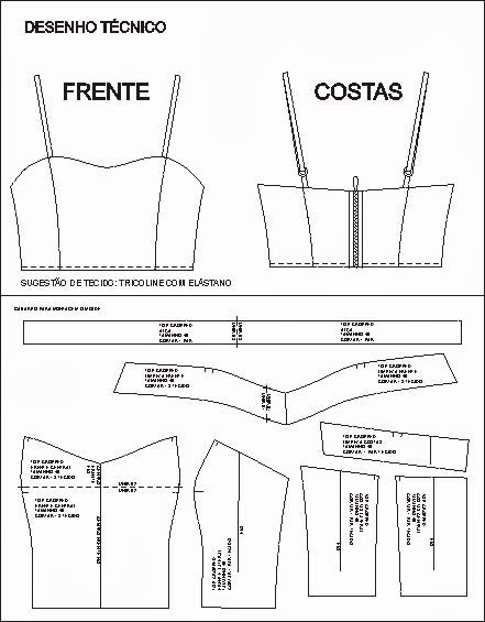 Molde de top - Imagui