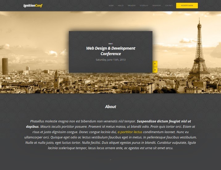 25 Best Events WordPress Themes - Webprecis