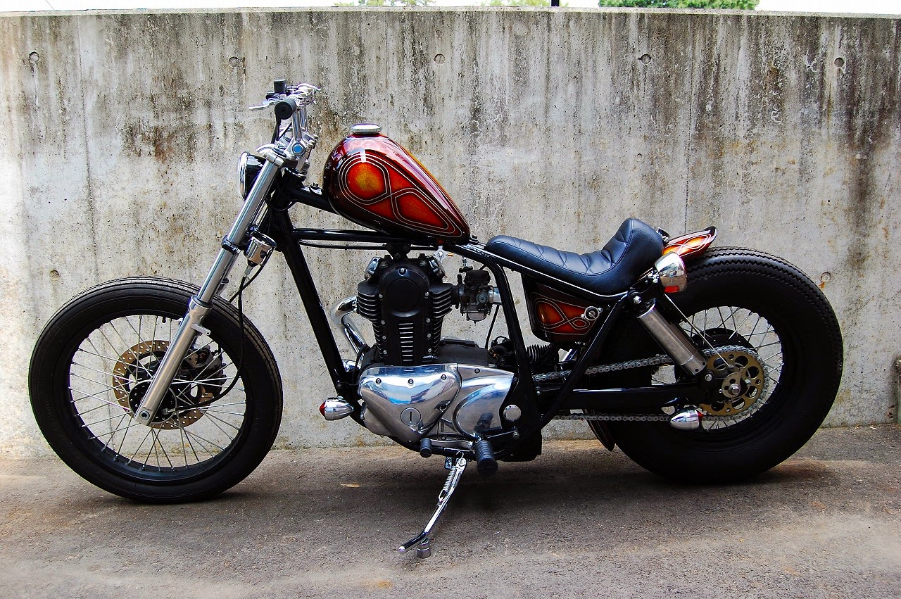 Hell Kustom : Kawasaki 250TR By Flakes Motorcycle