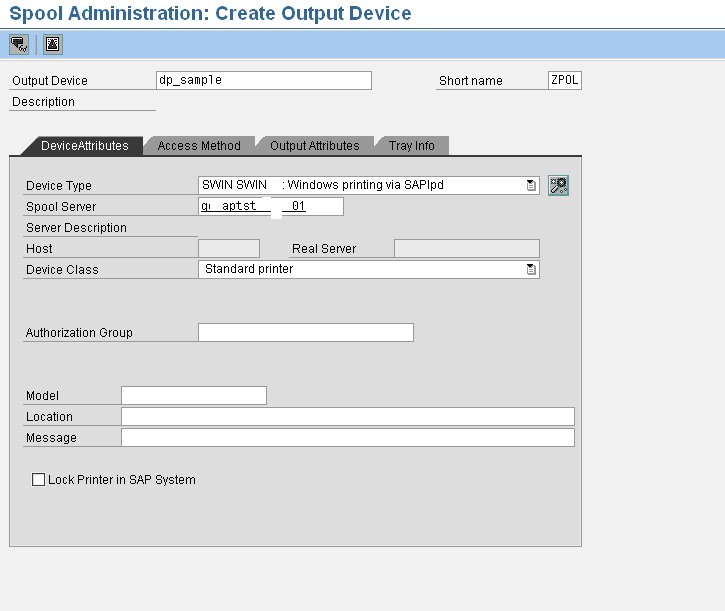 SAP Basis Tutorials: How to configure printer in SAP