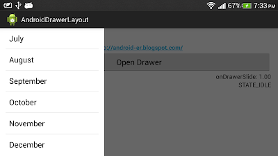 Android-er: Example of ListFragment inside DrawerLayout