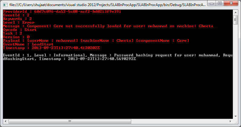 Muhammad Shujaat Siddiqi: Semantic Logging Application Block In-Proc Usage